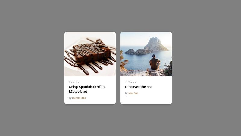 FlexBox Exercise #4 - Same height cards