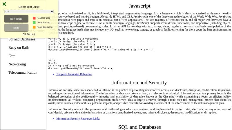 FCC: Technical Documentation Page