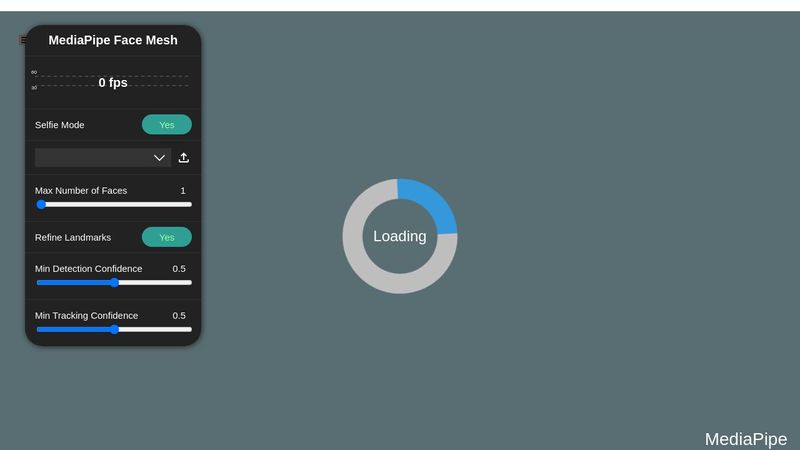 MediaPipe - Face Mesh - iris distance