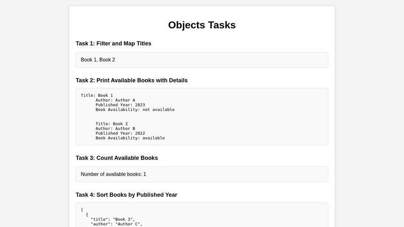 Object Task
