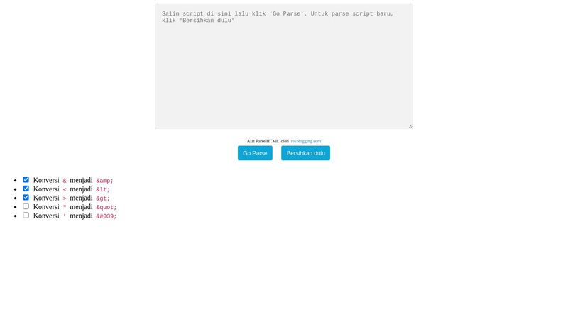 Parse HTML: Belajar Coding