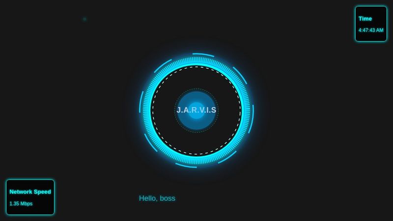 jarvis animation gui
