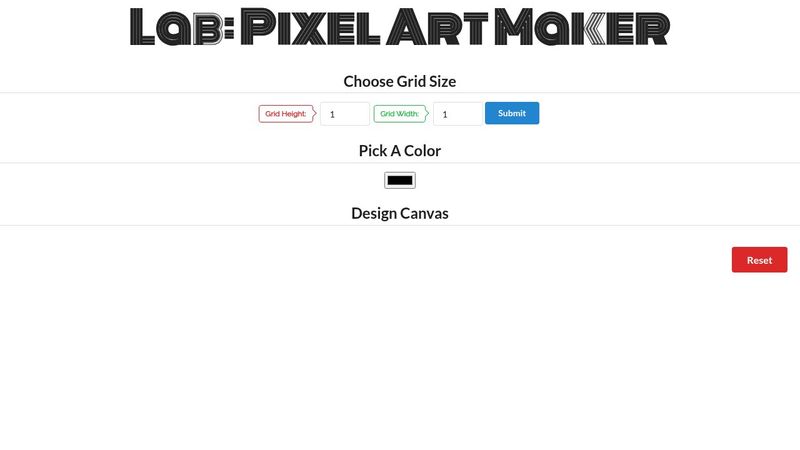 Udacity Lab: Pixel Art Maker