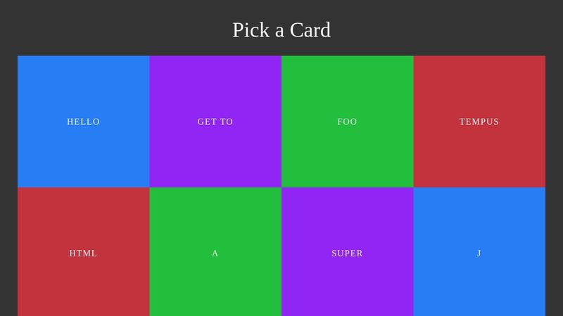 css3 animation - flipping cards
