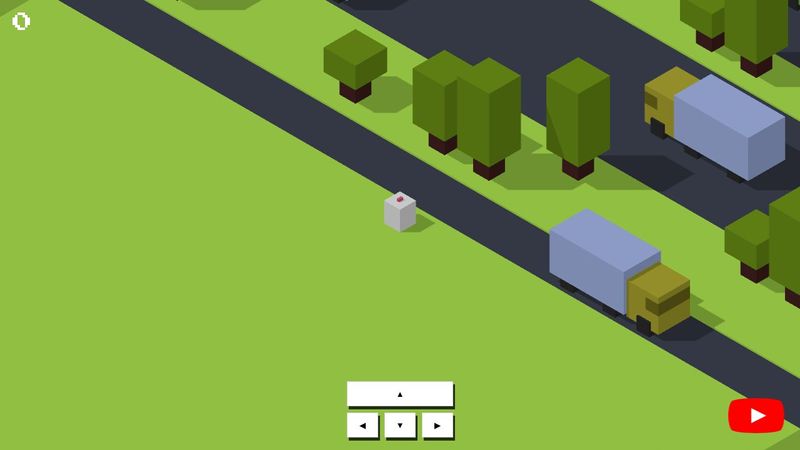 Crossy Road with three.js
