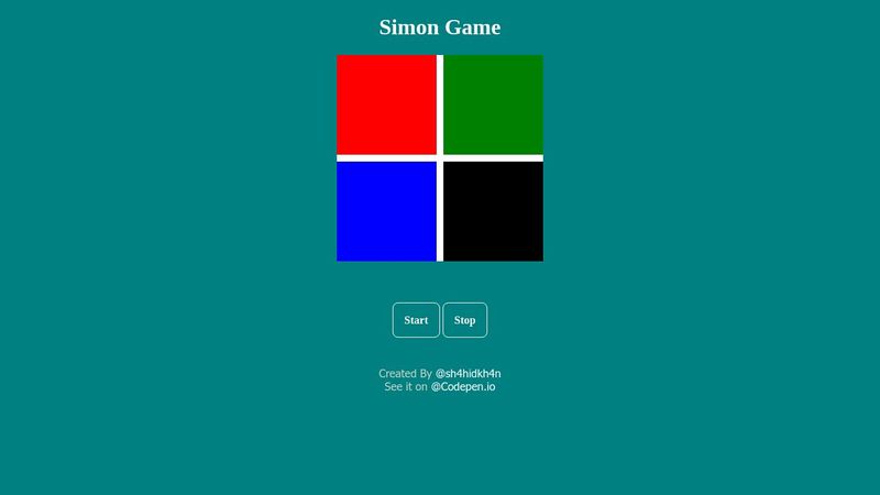 Simon Game FreeCodeCamp