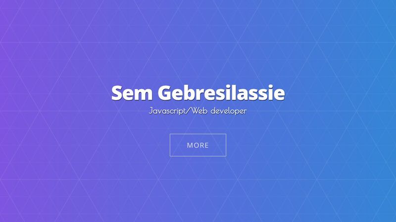 CSS Animated Background Landing Page