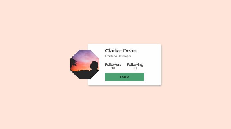 UI Profile Card (using React)