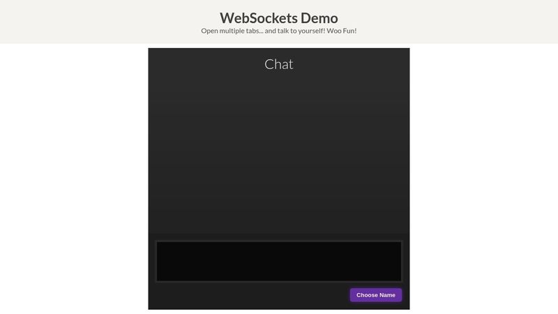 WebSockets Chat Demo