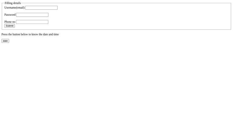 filling forms using javascript