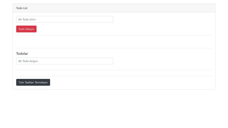 Local Storage with todo list