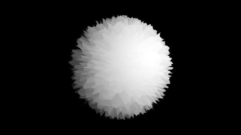 Pulsating Displacement Sphere (GLSL + ThreeJS)