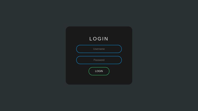 Login Page (Html & CSS)