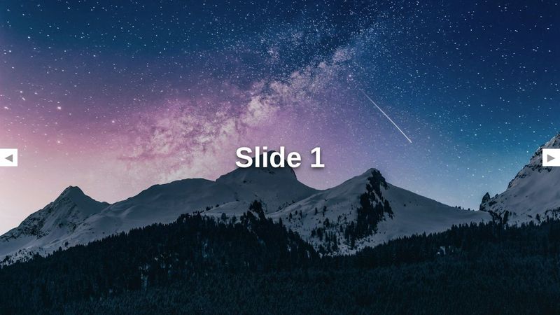 Vanilla JS Slider