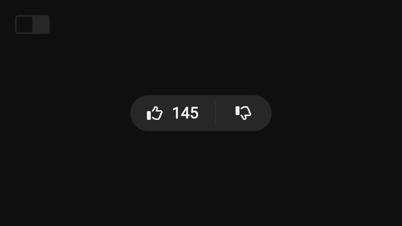 YouTube Like/Dislike Buttons Recreated