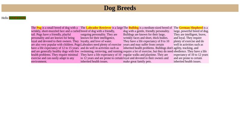 and CSS Classes - Practice