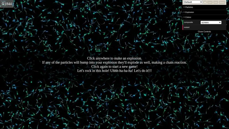 Explosion. Сhain Reaction.