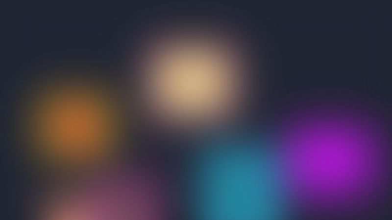 Gradient background blobs with blur filter and animations