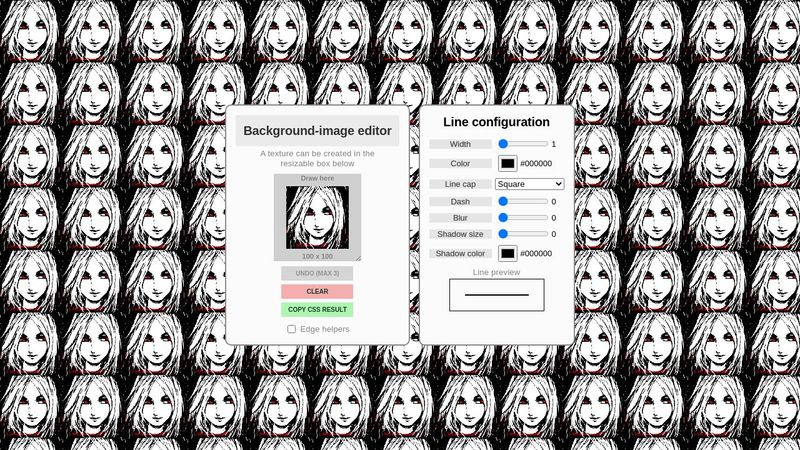 CodePen Challenge: Handmade Textures - Background Editor