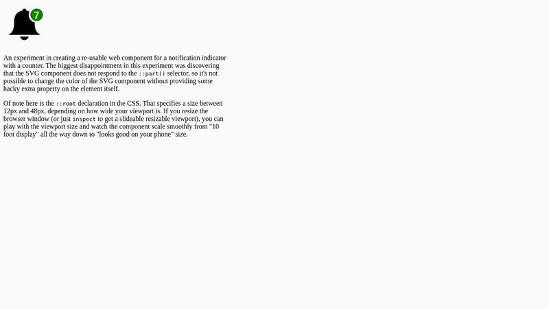 Dynamically scaling notification icon with counter