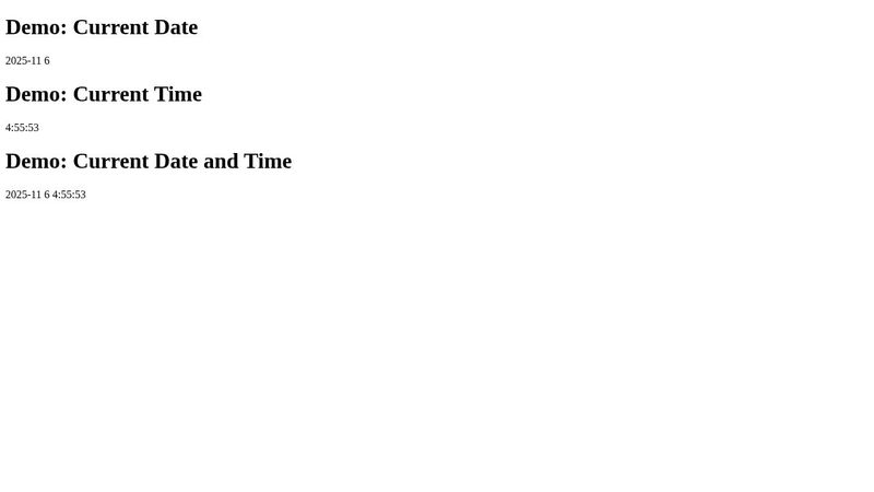 Learn How to Get Current Date & Time in JavaScript
