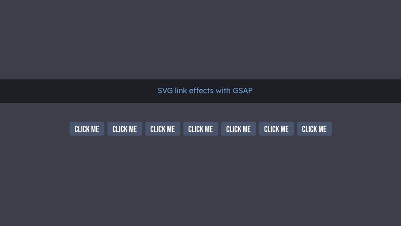 Silky smooth SVG link effects with GSAP