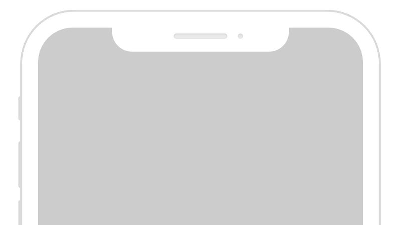 Pure HTML CSS Responsive iPhone X mockup with preserved aspect-ratio