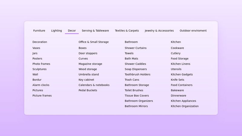[Tailwind] Mega menu (css only)