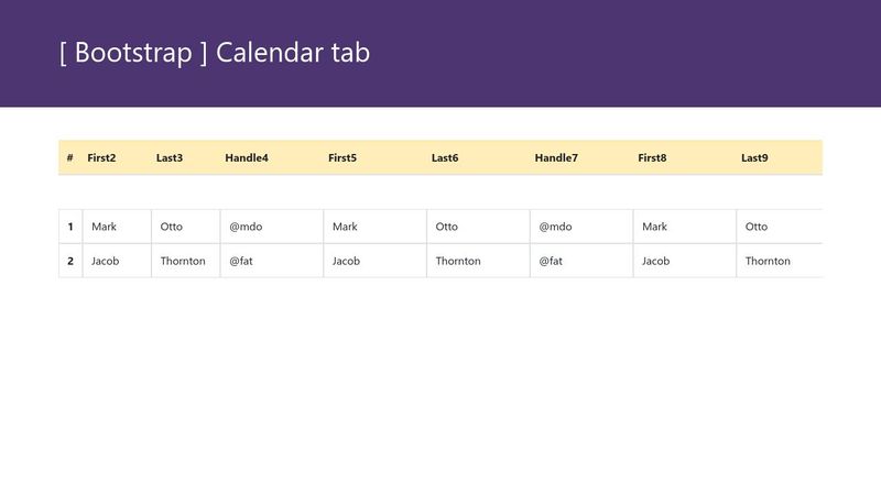 [ Bootstrap ] Table Fixed Thead