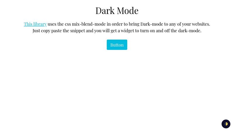 Darkmode.js Demo