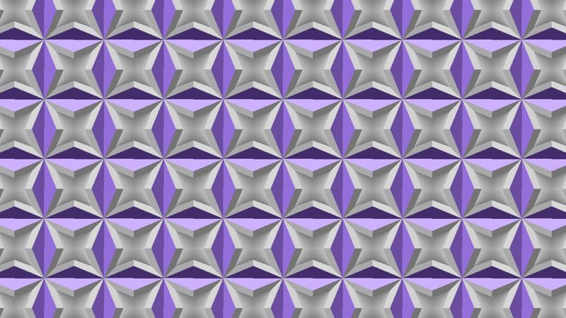 3D Star Holed Tessellated Pattern - No Div - Pure CSS