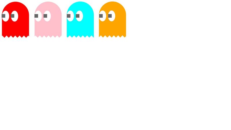 Pure CSS Pac-man Ghouls