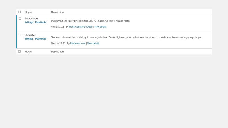 Wordpress Plugins Interface CSS & HTML