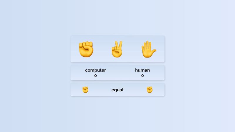 Rockpaperscissor Html And Css And Js