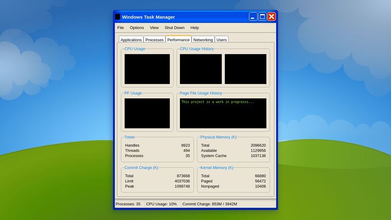 Windows XP in CSS v0.1