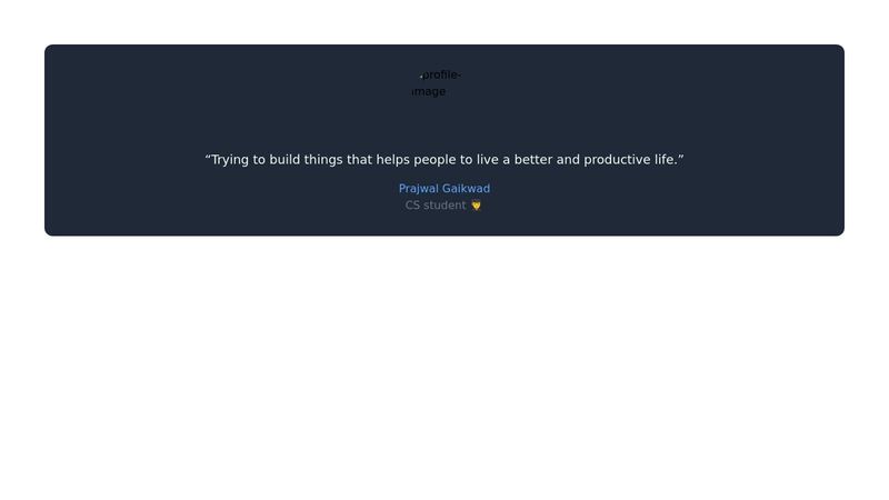 tailwindcss Custom profile card