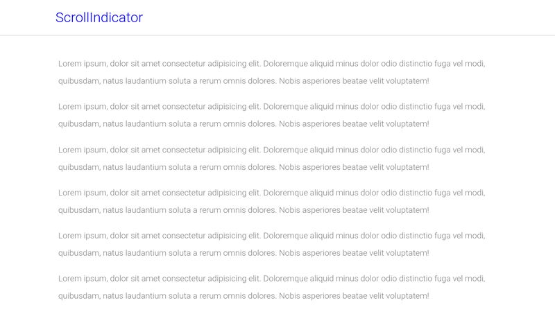 Scroll Indicator Using Html Css And Jquery 9336