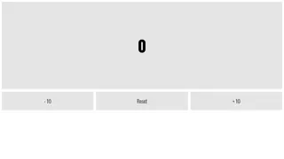 Increment and Decrement Buttons