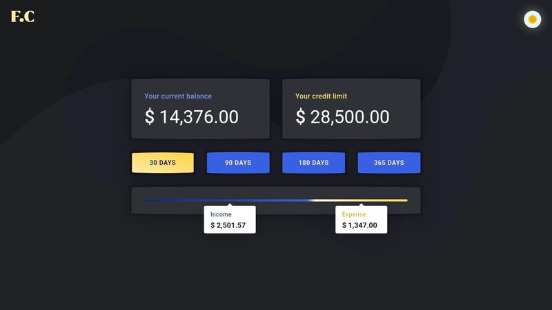 Banking Web App - pure css - #19