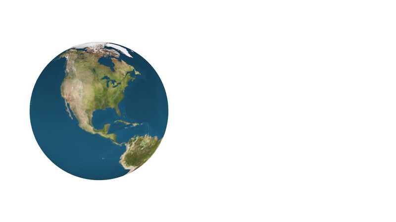 Rotating Earth using Three.js