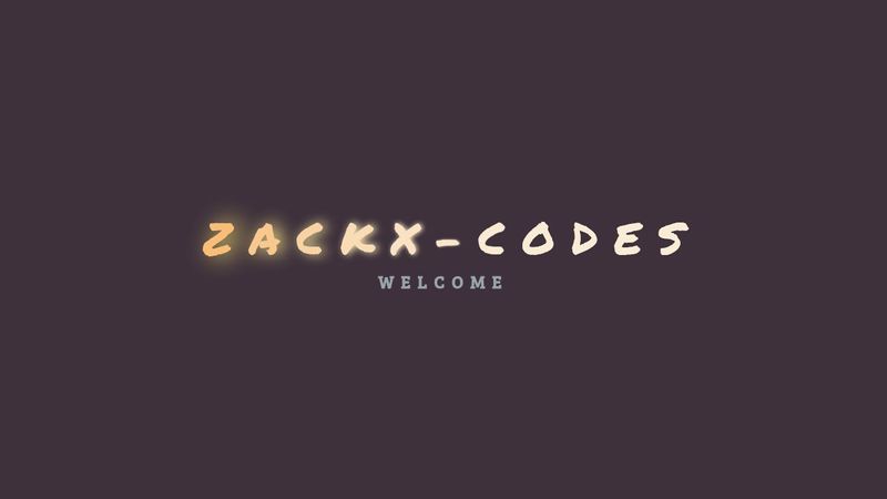 CodePen - A Pen by Zackx codes