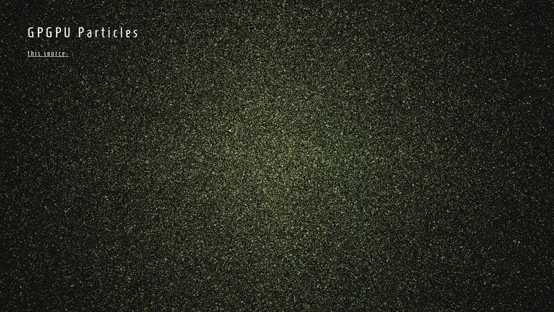 GPGPU Particles Ver2