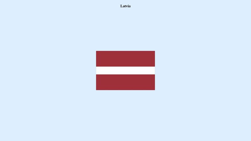 CSS Flag : Latvia