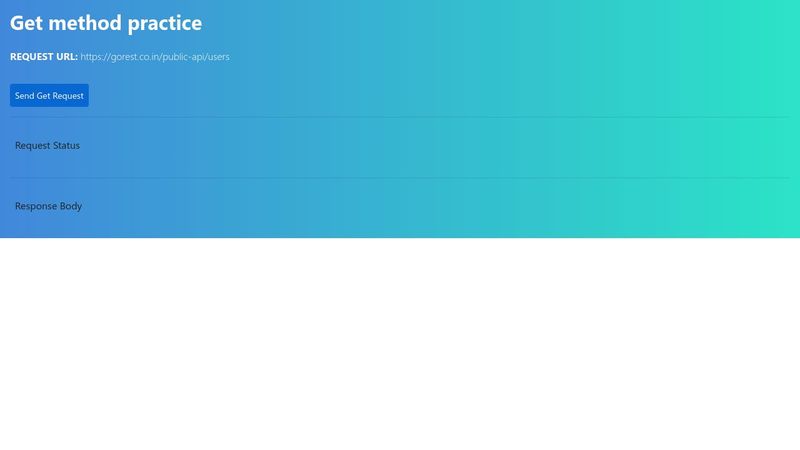 JS-HTTP Get Method Practice Page