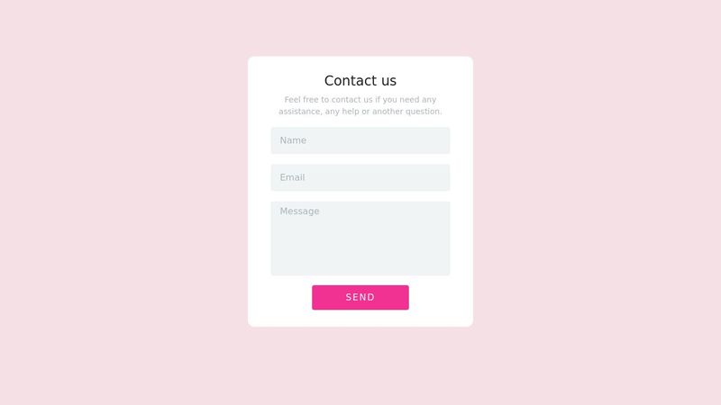 Bootstrap Contact Form
