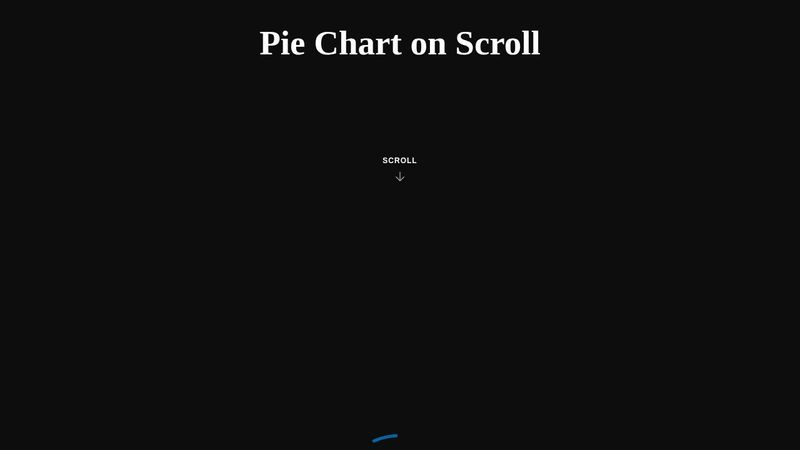 D3 Pie Chart on Scroll (D3 v5.40)