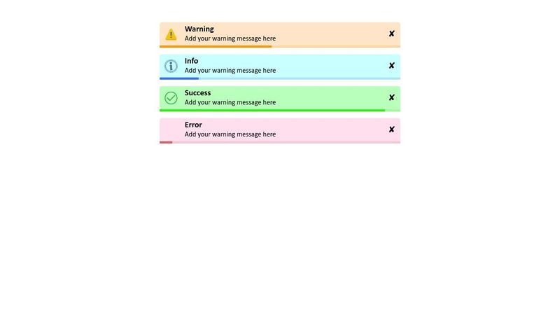 Toast Message Using JQuery
