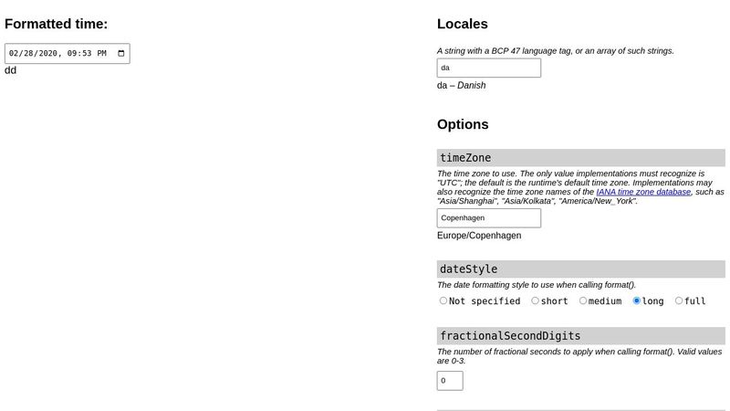 The beauty of build in toLocaleDateString function