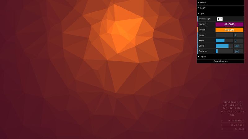 Triangle pattern generator