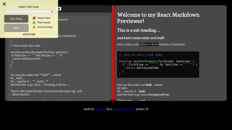 React-markdown-Previewer